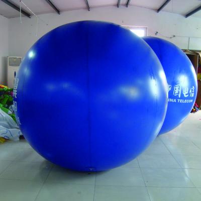 China Air sealed pvc inflatable helium flying balloon with logo for advertising for sale