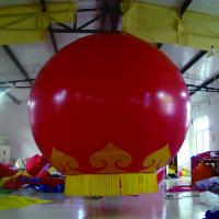 China Air sealed pvc inflatable helium flying balloon with logo for advertising for sale