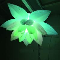 China Attractive lighting inflatable planets /inflatable PVC LED hanging full printing balloons for decoration for sale