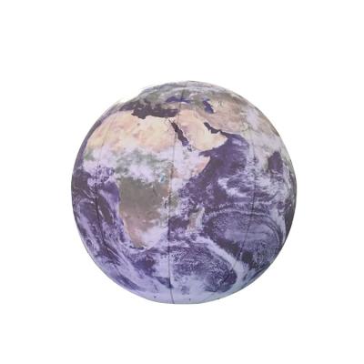China PVC Customized size nine planet decoration 3 M inflatable earth with LED inside for event sale for sale