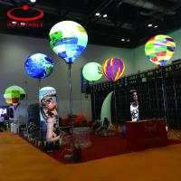 China New Product Sky Giant Big Ball Advertising LED Lighting PVC Balloon Inflatable Helium Planet Balloon for Event Decoration for sale