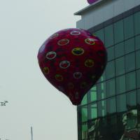 China Giant sphere advertising flying balloon custom helium balloon for sport event for sale