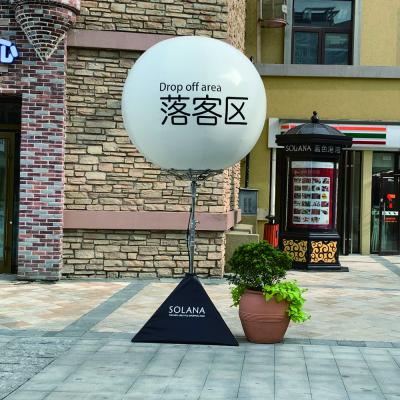 China Customized Giant Inflatable Balloon Advertising Inflating Lighting PVC Helium Balloon for sale
