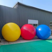 China Inflatable Big Helium Balloon Logo Print Sky Fly Balloon Inflatable Fly Sphere for Advertising for sale