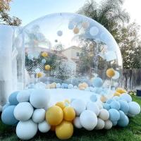 China Fun House Clear Inflatable Crystal Igloo Dome Bubble Tent Transparent Kids Inflatable Bubble Balloons House for Party for sale