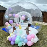 China Fun House Clear Inflatable Crystal Igloo Dome Bubble Tent Transparent Kids Inflatable Bubble Balloons House for Party for sale