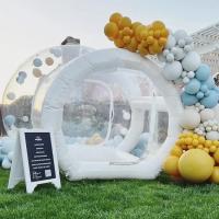 China Fun House Clear Inflatable Crystal Igloo Dome Bubble Tent Transparent Kids Inflatable Bubble Balloons House for Party for sale