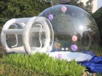 China Inflatable Bubble Tent Transparent Igloo Dome Tent PVC Globe Clear Inflatable Bubble House for Outdoor Camping Wedding Party for sale