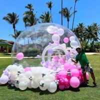 China Inflatable Bubble Tent Transparent Igloo Dome Tent PVC Globe Clear Inflatable Bubble House for Outdoor Camping Wedding Party for sale