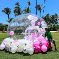 China Outdoor Party Inflatable Transparent Igloo Tent Rental Clear Bubble Dome Tent Inflatable Bubble Balloon House for Kids for sale