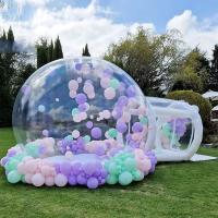 China Outdoor Party Inflatable Transparent Igloo Tent Rental Clear Bubble Dome Tent Inflatable Bubble Balloon House for Kids for sale