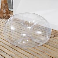 China 0.2 mm PVC material transparent balloon sofa 1m for kids play on grass or sit on for sale