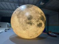 China Wholesale Large Inflatable Giant Moon Planet Ball Balloon Jump Inflatable Moon with LED for sale