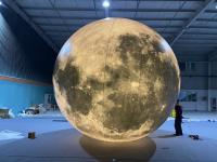 China Wholesale Large Inflatable Giant Moon Planet Ball Balloon Jump Inflatable Moon with LED for sale