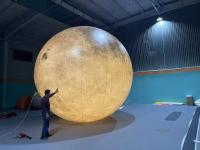 China Wholesale Large Inflatable Giant Moon Planet Ball Balloon Jump Inflatable Moon with LED for sale