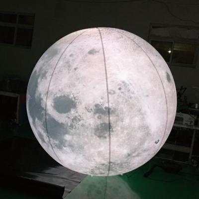 China Customized Logo Giant inflatable Balloon Flying Led Light Helium Inflatable Flag Balloon for sale