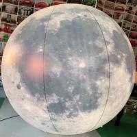 China Customized Logo Giant inflatable Balloon Flying Led Light Helium Inflatable Flag Balloon for sale