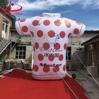 China custom size color inflatable T-shirt for advertising  Hot sale inflatable jerseys for sale
