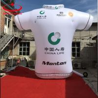 China custom size color inflatable T-shirt for advertising  Hot sale inflatable jerseys for sale