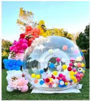 China Hot selling Outdoor Camping Wedding Party Transparent PVC  Inflatable  Bubble tent for kids for sale