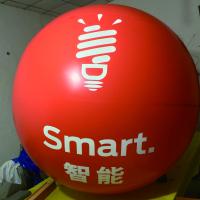 China Flashing inflatable Helium waterproof led light moon planet balloon with sticks for christmas party event decorations for sale