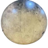 China Large Inflatable Moon balloon Model Giant Advertising Decoration Inflatable Moon Model with changing Led Light for sale
