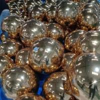 China Home Decoration 100CM Laser Silver PVC Ball Hanging Material Clear Christmas Disco Mirror Balls for sale