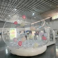 China New Style Inflatable Balloon Bubble Tent KidsJumping House Bubble Dome with Balloon Flying for sale