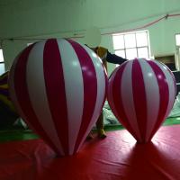 China Hot selling Giant PVC inflatable helium balloon PVC white with logo and led light for sale