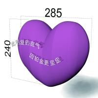 China Customized PVC DIGITAL PRINT Valentines Decoration Giant Inflatable Red Heart Huge Inflatable Heart for sale