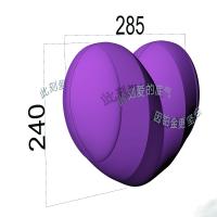 China Customized PVC DIGITAL PRINT Valentines Decoration Giant Inflatable Red Heart Huge Inflatable Heart for sale