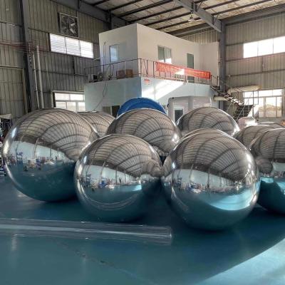 China Elegant Venue Embellishment Chic Reflective Balloon Inflatable Mirror Ball for Grand Occasions for sale