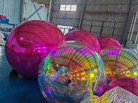 China Elegant Venue Embellishment Chic Reflective Balloon Inflatable Mirror Ball for Grand Occasions for sale
