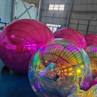 China Reflective Decor Trendsetter Lustrous Balloon Inflatable Mirror Ball for Stylish Venues for sale