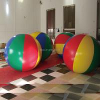 China customize logo size LED light decoration giant advertising inflatable planets for sale