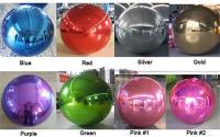 China Giant PVC inflatable mirror ball inflatable big shiny ball for Holiday decoration for sale