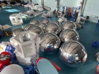 China Hot Sale Inflatable 2m Mirror Ball Large Siny Inflatable PVC Inflatable Mirror Ball for sale
