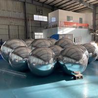 China Giant Event Decoration PVC Floating Sphere hanging giant inflatable mirror ball for sale