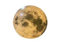 China Factory Price Advertising Inflatables PVC Large Inflatable Moon Ball Inflatable Giant Moon With Led for sale