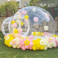 China Fun House Clear Inflatable Crystal Igloo Dome Bubble Tent Transparent Kids Inflatable Bubble Balloons House for Party for sale