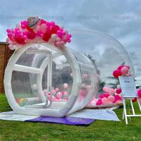 China Fun House Clear Inflatable Crystal Igloo Dome Bubble Tent Transparent Kids Inflatable Bubble Balloons House for Party for sale