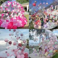 China Fun House Clear Inflatable Crystal Igloo Dome Bubble Tent Transparent Kids Inflatable Bubble Balloons House for Party for sale