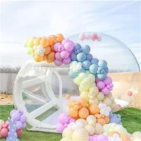 China Fun House Clear Inflatable Crystal Igloo Dome Bubble Tent Transparent Kids Inflatable Bubble Balloons House for Party for sale