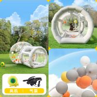 China Dome Bubble Tent Transparent Inflatable Bubble Balloons House Kids Party Balloons Fun House Giant Clear Inflatable Crystal Igloo for sale