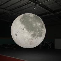 China Inflatable moon 4x4m inflatable decorations inflatable planet solar system nine planets for sale