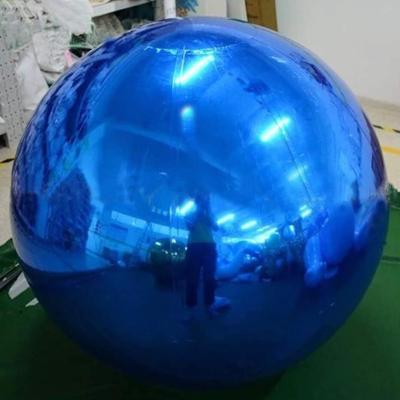 China Hot Sale Custom Size Colors Metallic Decorative Mirror Ball Big Shiny Giant Inflatable Balloons for sale