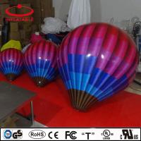 China Giant PVC inflatable helium balloon Hot selling  PVC white with logo and led light Balloon for sale