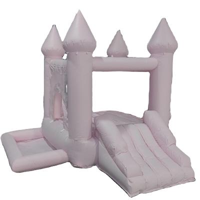China Toddler jump house jumping combo wedding decoration bouncer white inflatable slide bouncy castle for sale