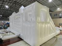 China Toddler jump house jumping combo wedding decoration bouncer white inflatable slide bouncy castle for sale