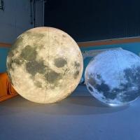 China Outdoor LED Light Giant Advertising Decoration Inflatable Model Large Inflatable Moon Balloon for sale